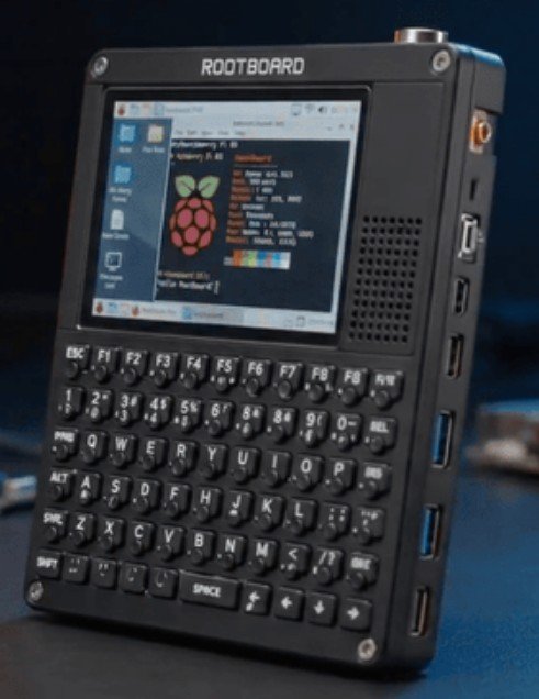 RootBoard open-hardware Linux handheld launches with Raspberry Pi Zero ...